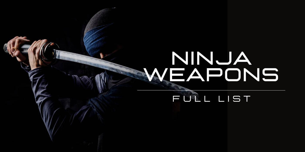 Ninja Weapons Images 27" & 18" NINJA BLUE SWORD SET Samurai Machete