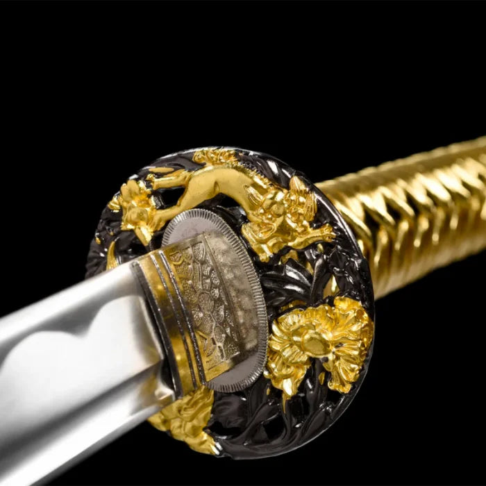 Black and Gold Katana | Katana
