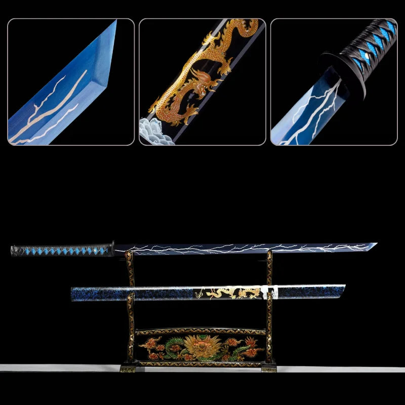 Blue Dragon Ninjato | Katana